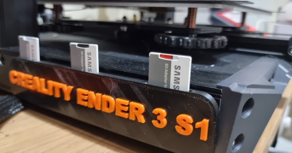 Organizador Sd Ender 3S1 by Jorge Avila | Download free STL model | Printables.com
