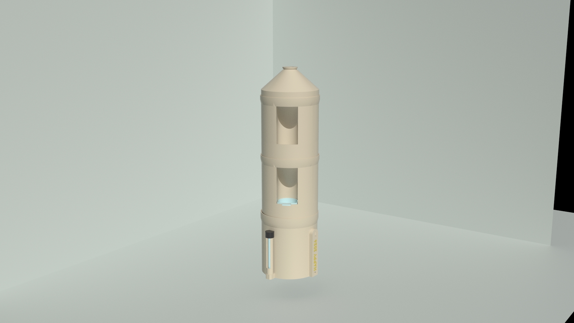 Compact hydroponic tower by Ghennadi | Download free STL model ...