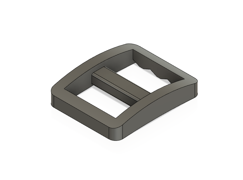 Buckle Webbing Adjuster 15mm by Spline Design Works | Download free STL ...