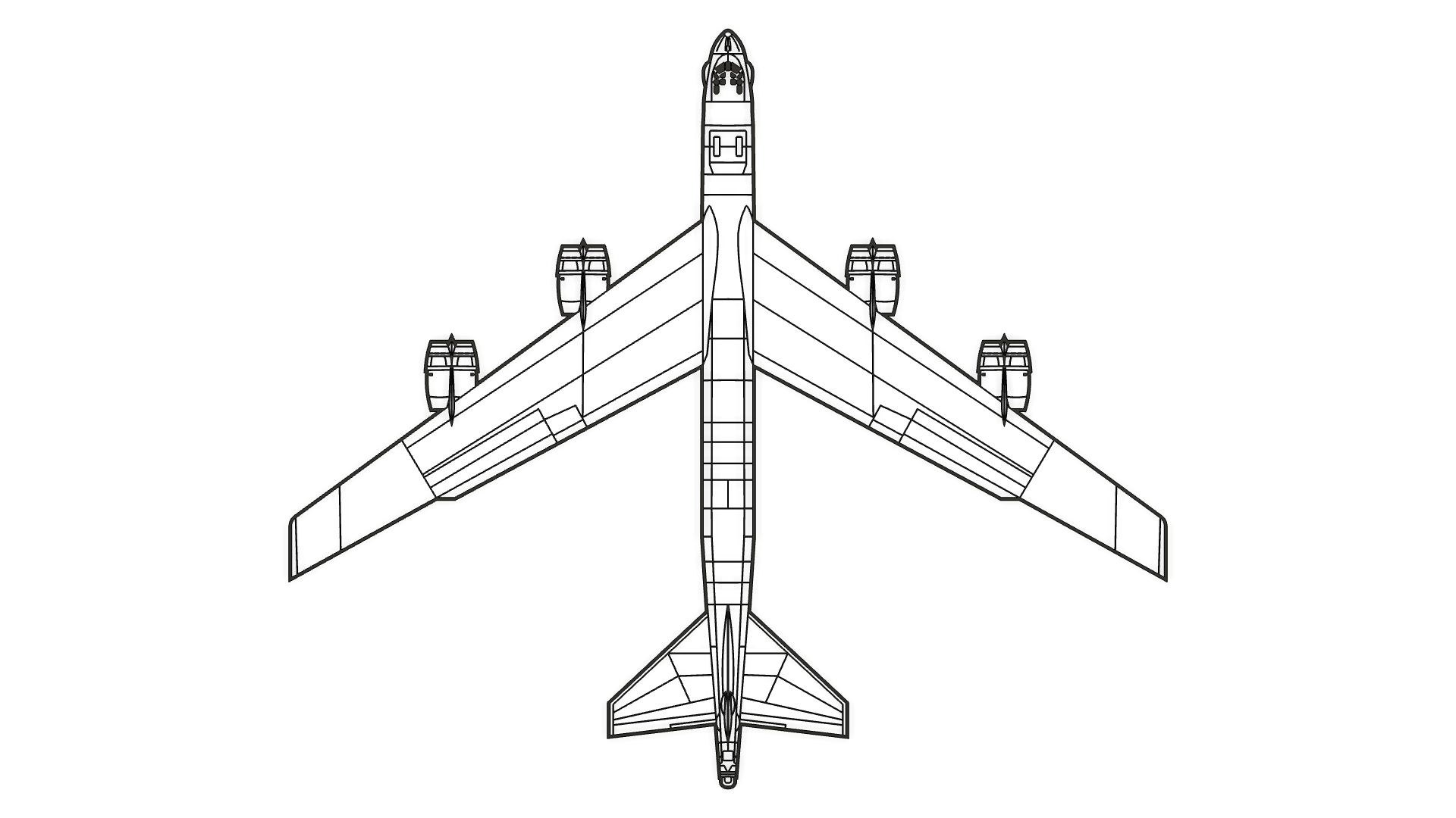 B-52 - Top View - Silhouette par Chris D | Téléchargez gratuitement un ...