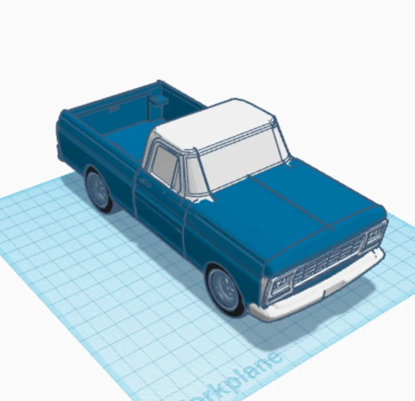 Ford truck by the 3D modeler | Download free STL model | Printables.com