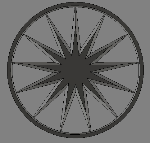 13-Point Star Medallion by mcmatt17 | Download free STL model ...