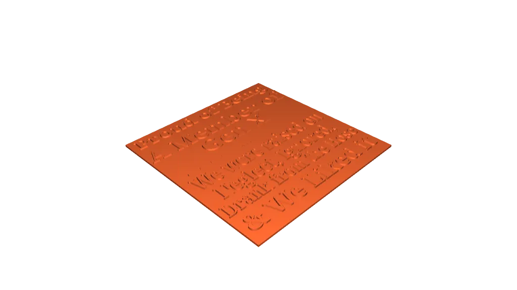 Gen X Sign by Phantom Printer | Download free STL model | Printables.com