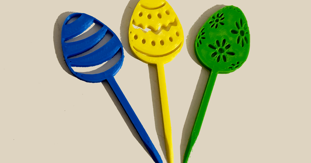 Easter Egg Skewer / Picker by DSL55 | Download free STL model ...
