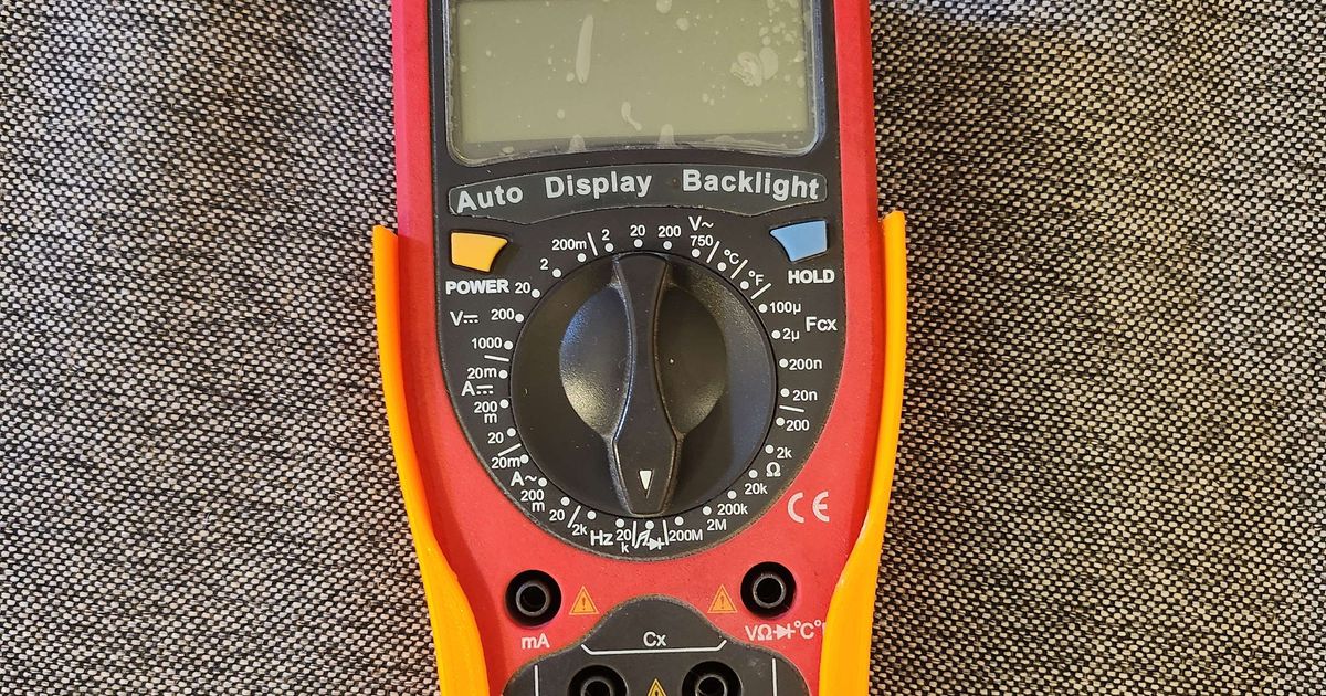 UNI-T UT50C Multimeter Holder by Kacper Lisowski | Download free STL ...