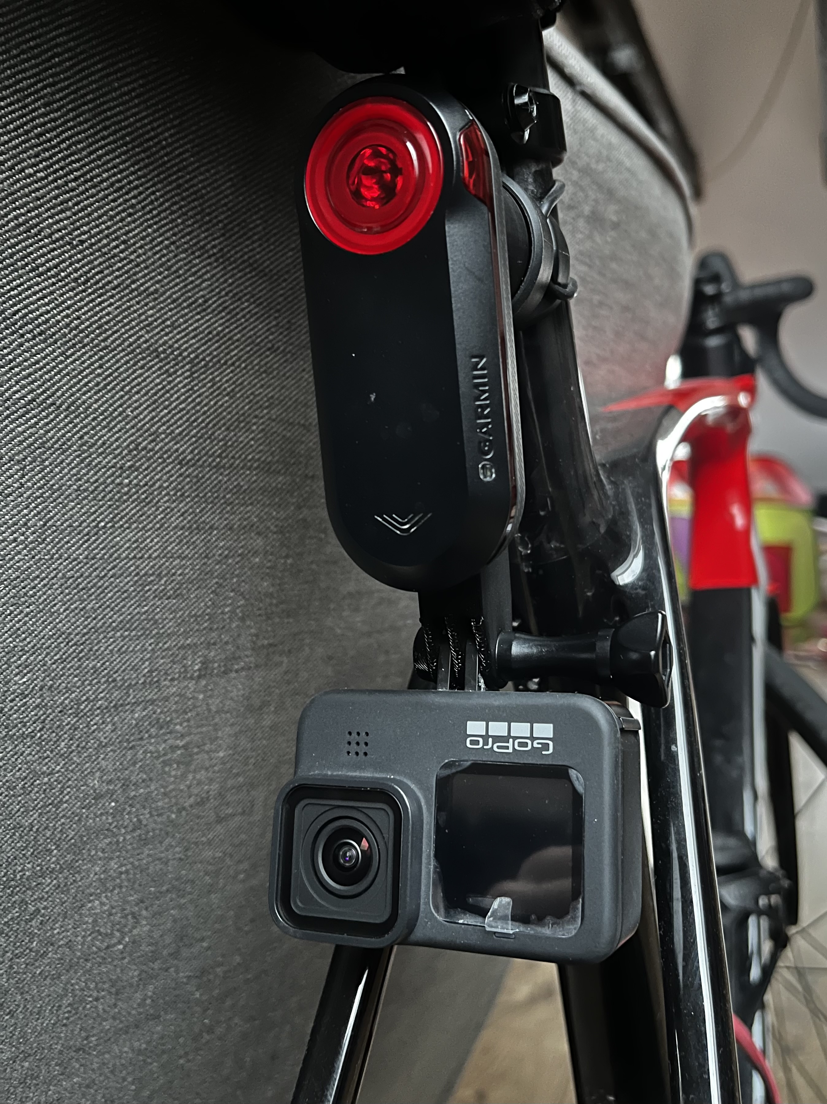 Garmin Varia radar + camera GoPro adapter by LewyTri | Download free ...