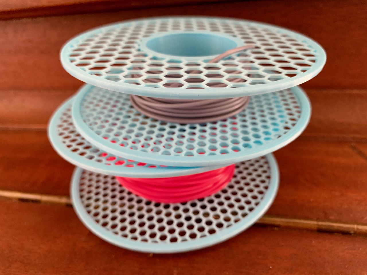 Quick mini spool for samples and leftovers, can be used with upcycled ...