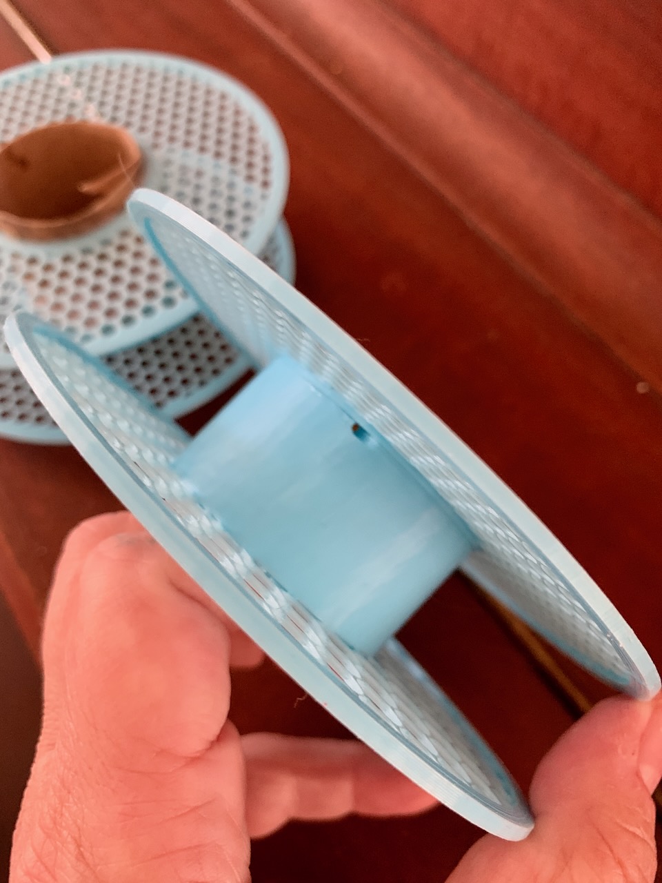 Quick mini spool for samples and leftovers, can be used with upcycled ...