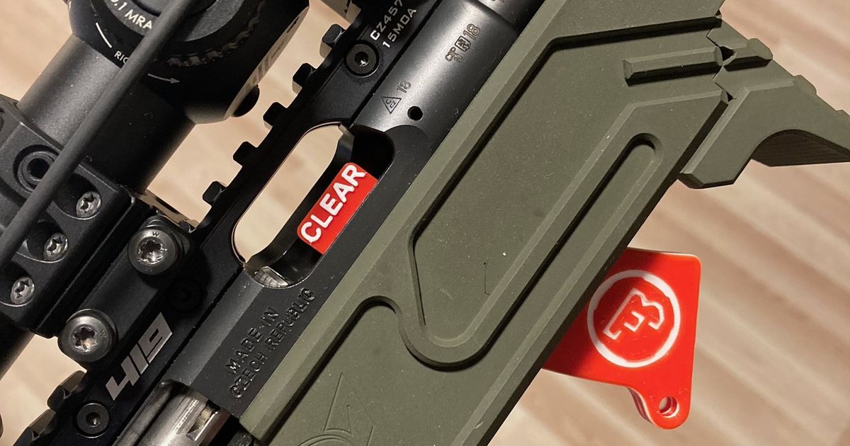 CZ 455 457 MAGAZINE FLAG by The FuZZ | Download free STL model ...