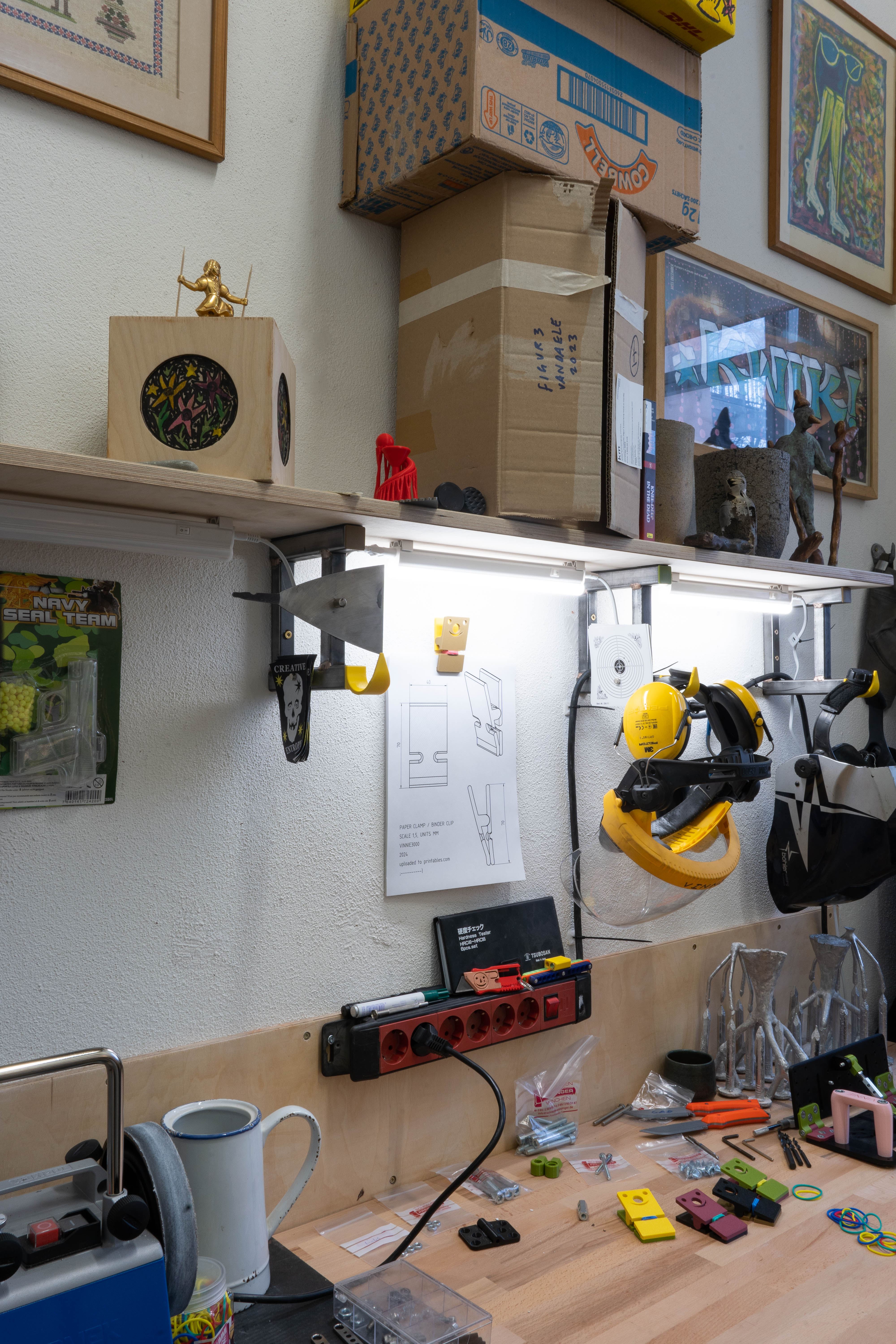 PAPER CLAMP (aka BINDER CLIP) von VINNIE3000 | Kostenloses STL-Modell ...