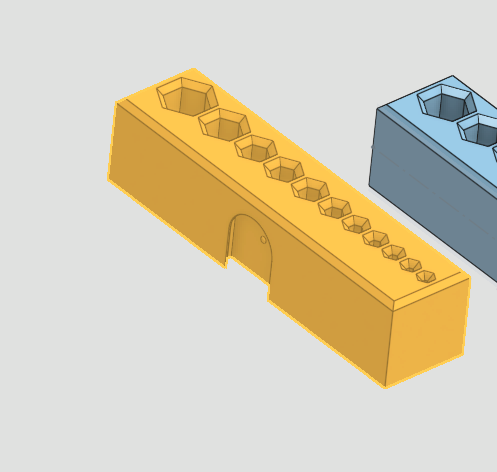 Hex Key Holder - Metric - MultiConnect by Spikeon Studio | Download free STL model | Printables.com