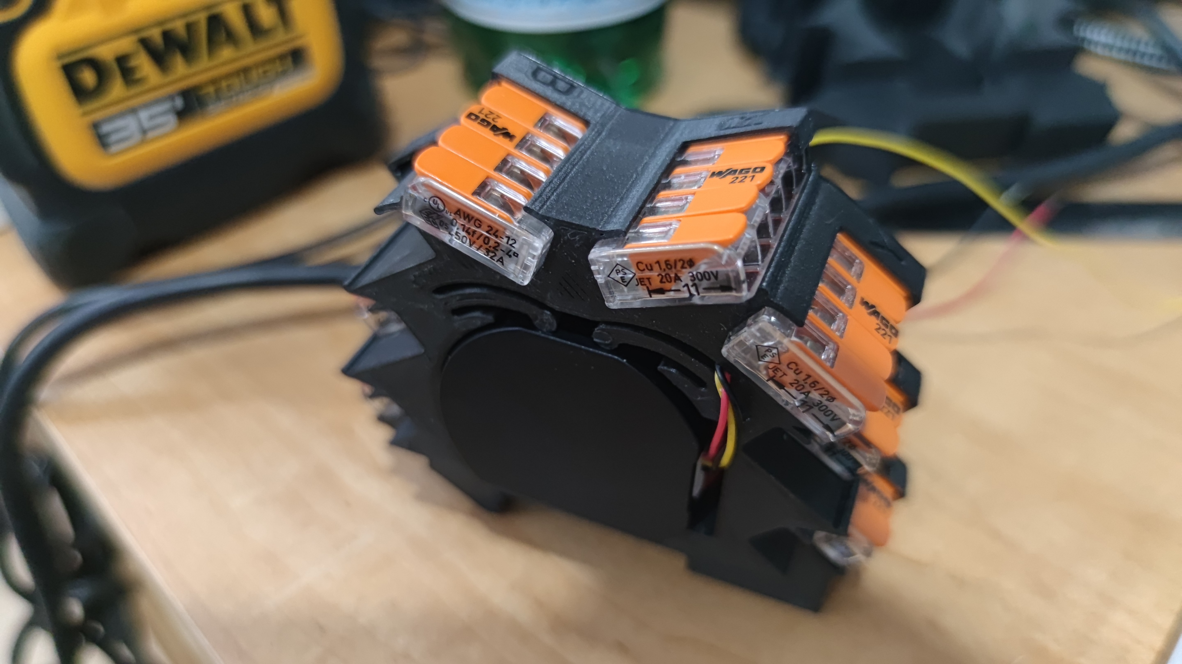Shelly 1PM Din Mount Wago 221 w Temperature Sensor Hub by AbsurdDad ...