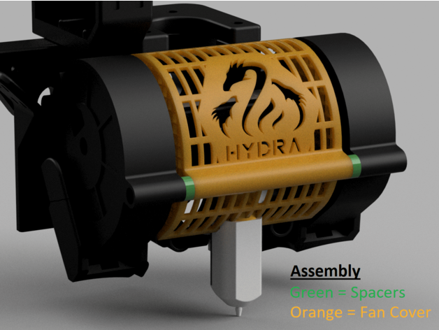 Hydra Fan Cover by Hairing | Download free STL model | Printables.com