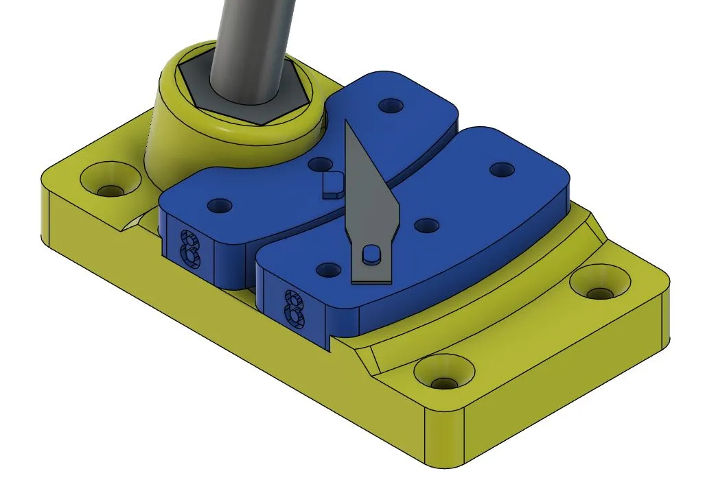 Bottle cutter with scalpel knife blade by MZ3D.it | Download free STL ...