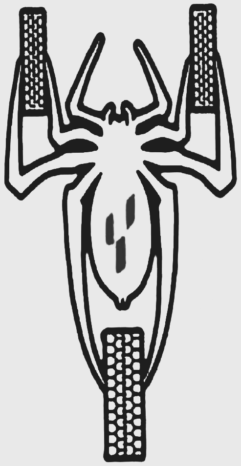 Spider Badge by usmcletts | Download free STL model | Printables.com