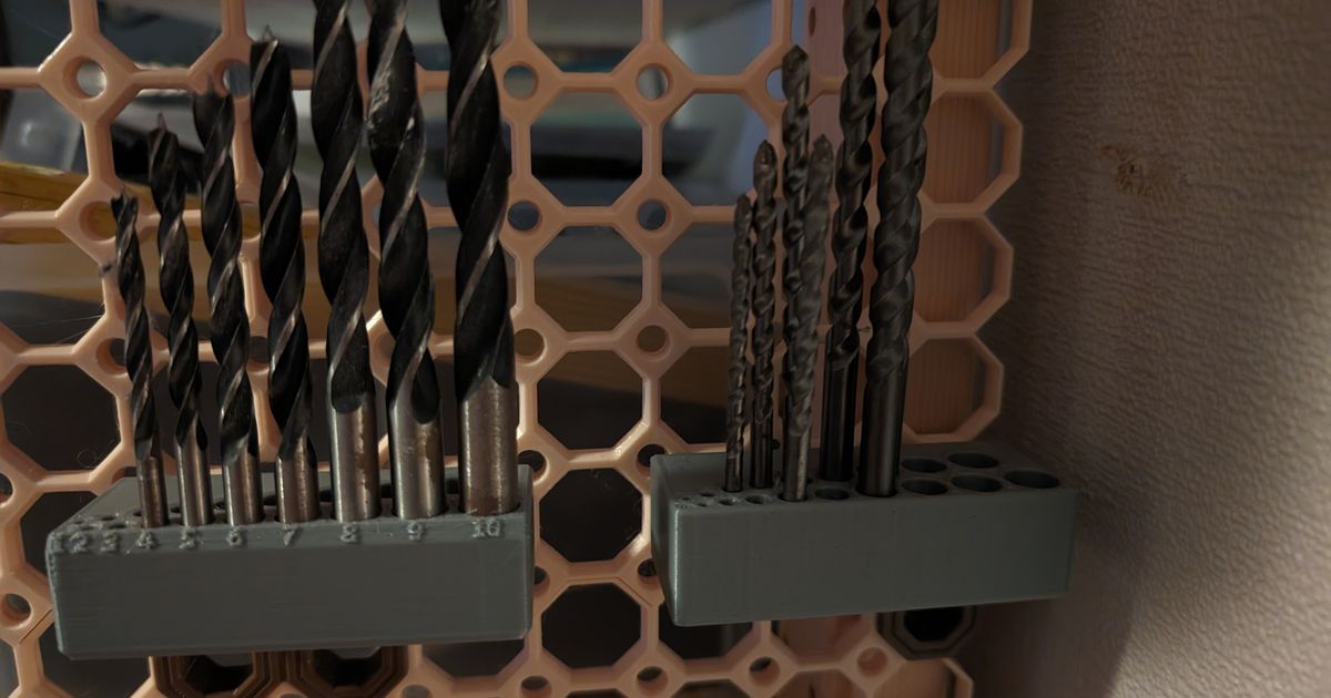 Drill bit holders for Multiboard, 1-10mm by Eivind Husby | Download ...