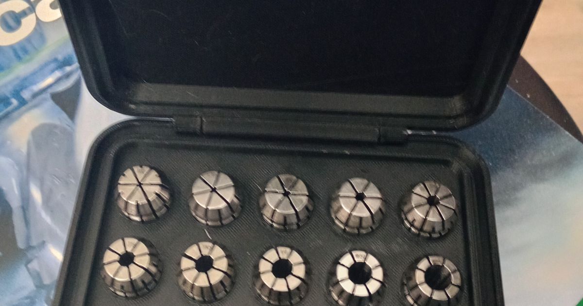 ER16 Collet Organizer Box by JötunnDan | Download free STL model ...