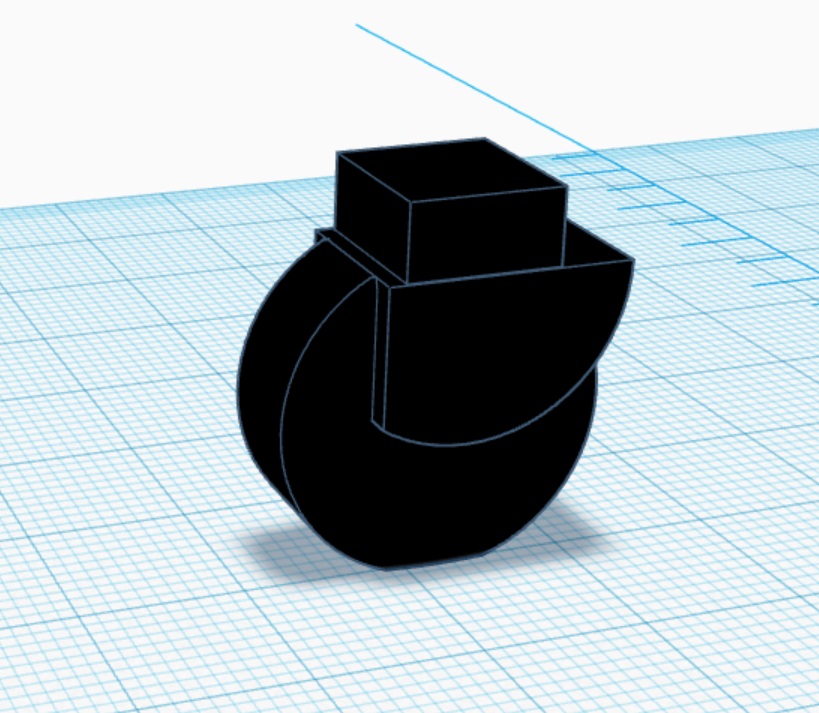 Simple Caster for Desktop Toolbox by bonzai000 | Download free STL ...