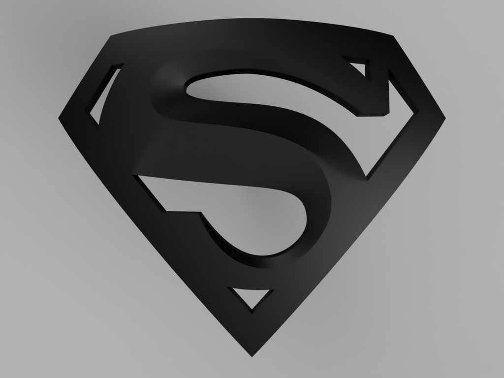 Snap-fit Cufflinks - Superman by Hairing | Download free STL model ...