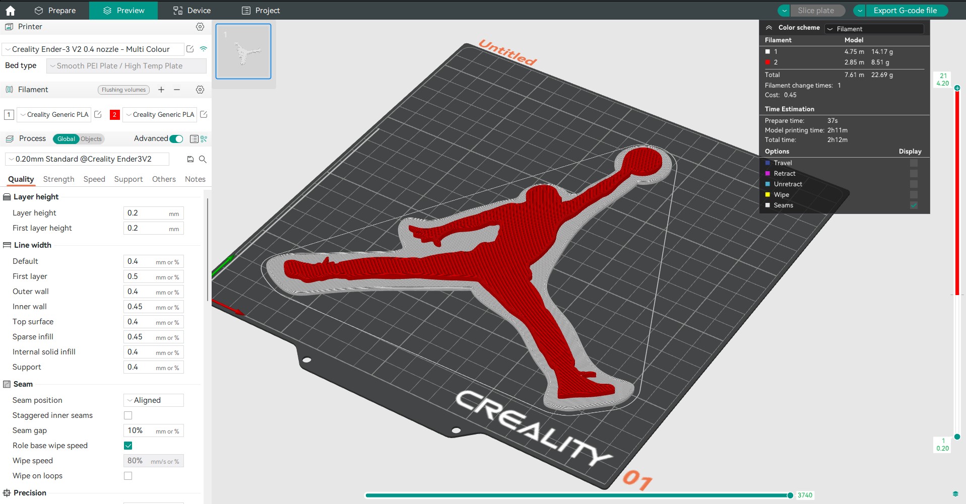 Jordan Logo by SD-3D | Download free STL model | Printables.com