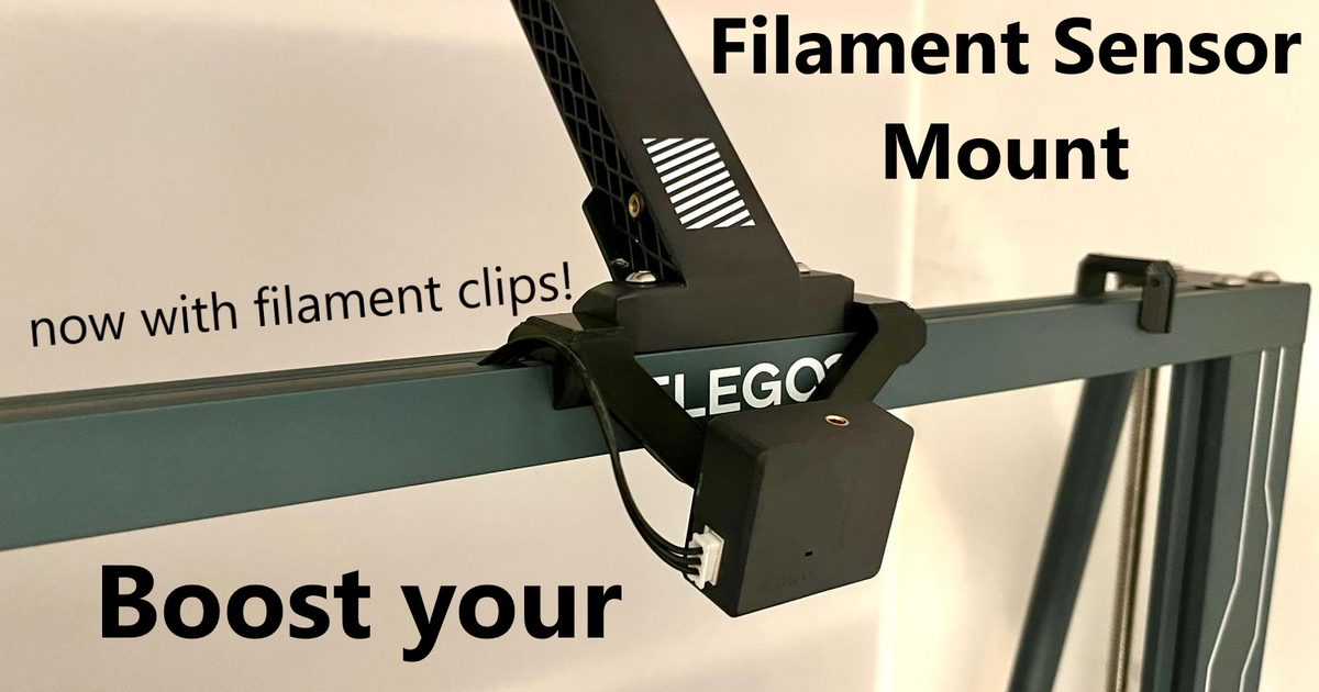 Boost your multicolor prints! Central filament sensor mount with ...