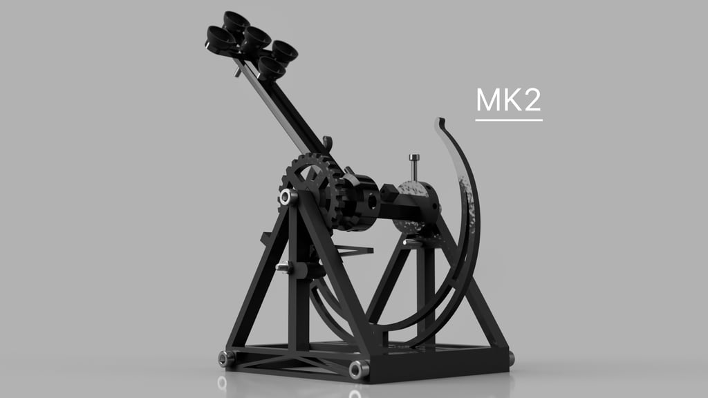 Catapult Inspired By Leonardo da Vinci by noisycube | Download free STL model | Printables.com