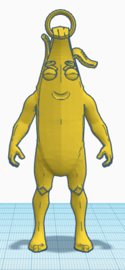 peely keychain by @3dprints by dev | Download free STL model ...