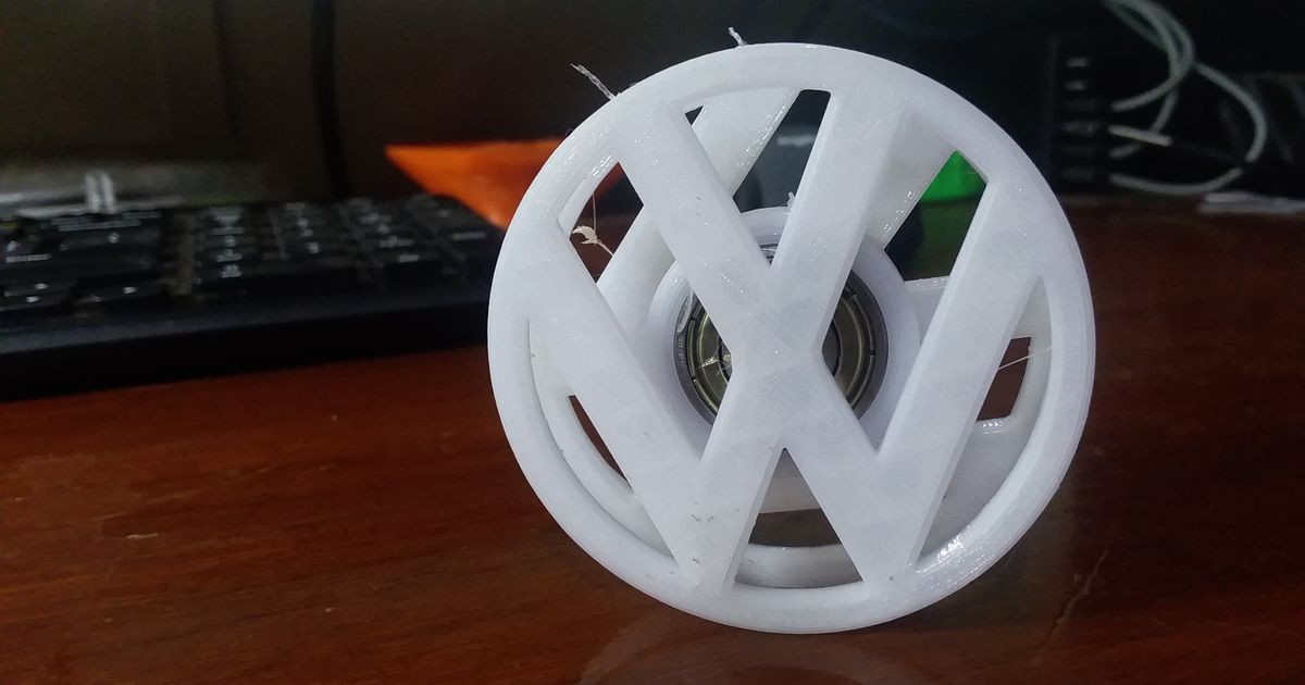 Double sided VW fidget spinner by B&B TECH | Download free STL model ...