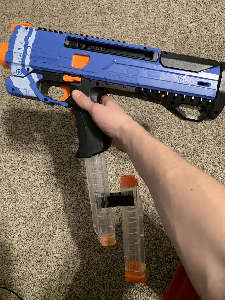 Nerf Rival mag attacher by Xyent | Download free STL model | Printables.com
