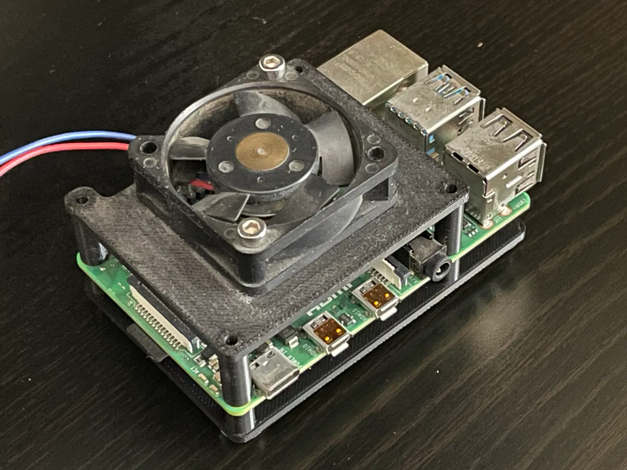 Raspberry Pi cooling fan platform by aspiring_maker | Download free STL ...