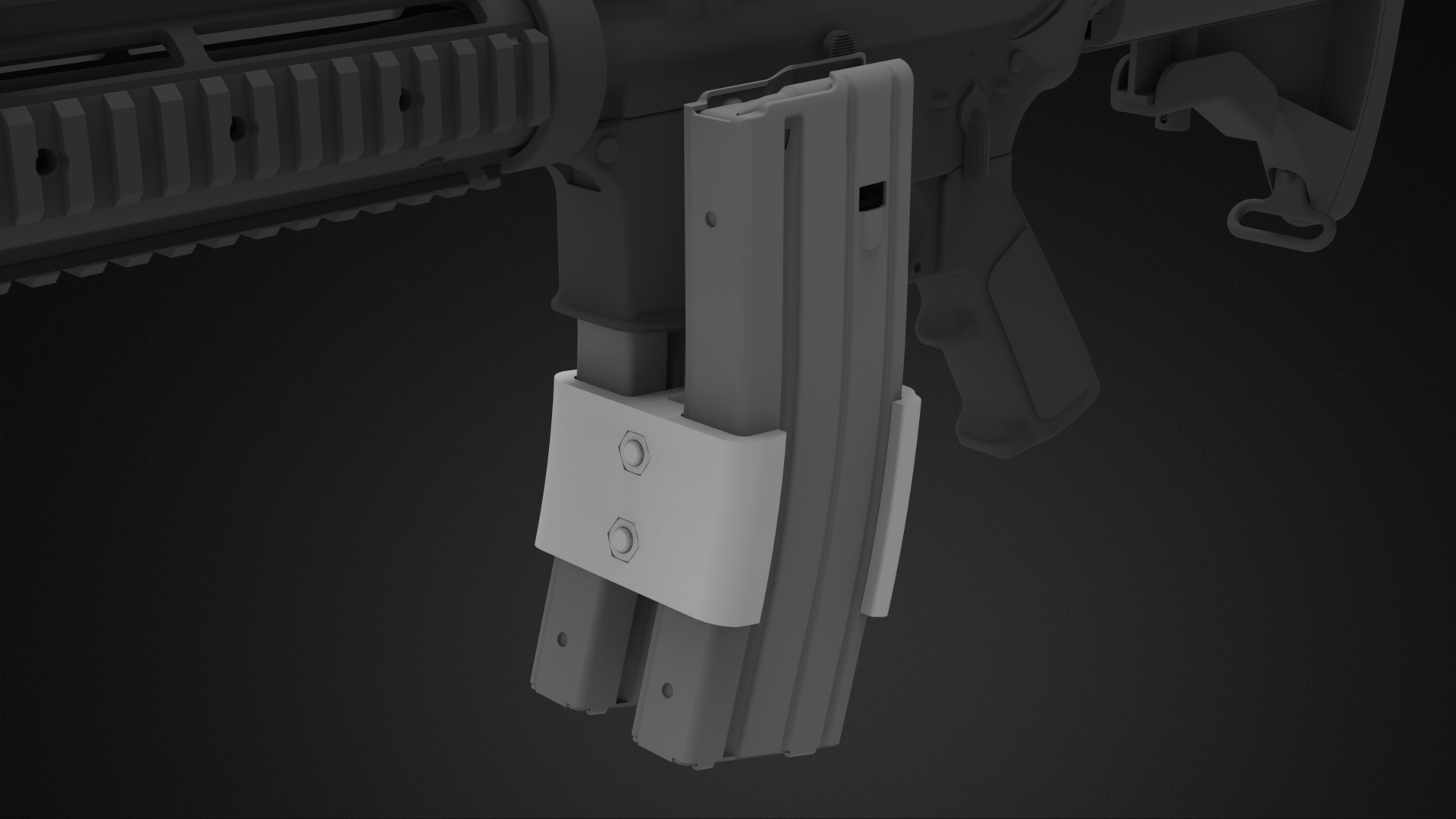 AR-15 Mag Link / Mag Coupler por Polymera | Descargar modelo STL ...
