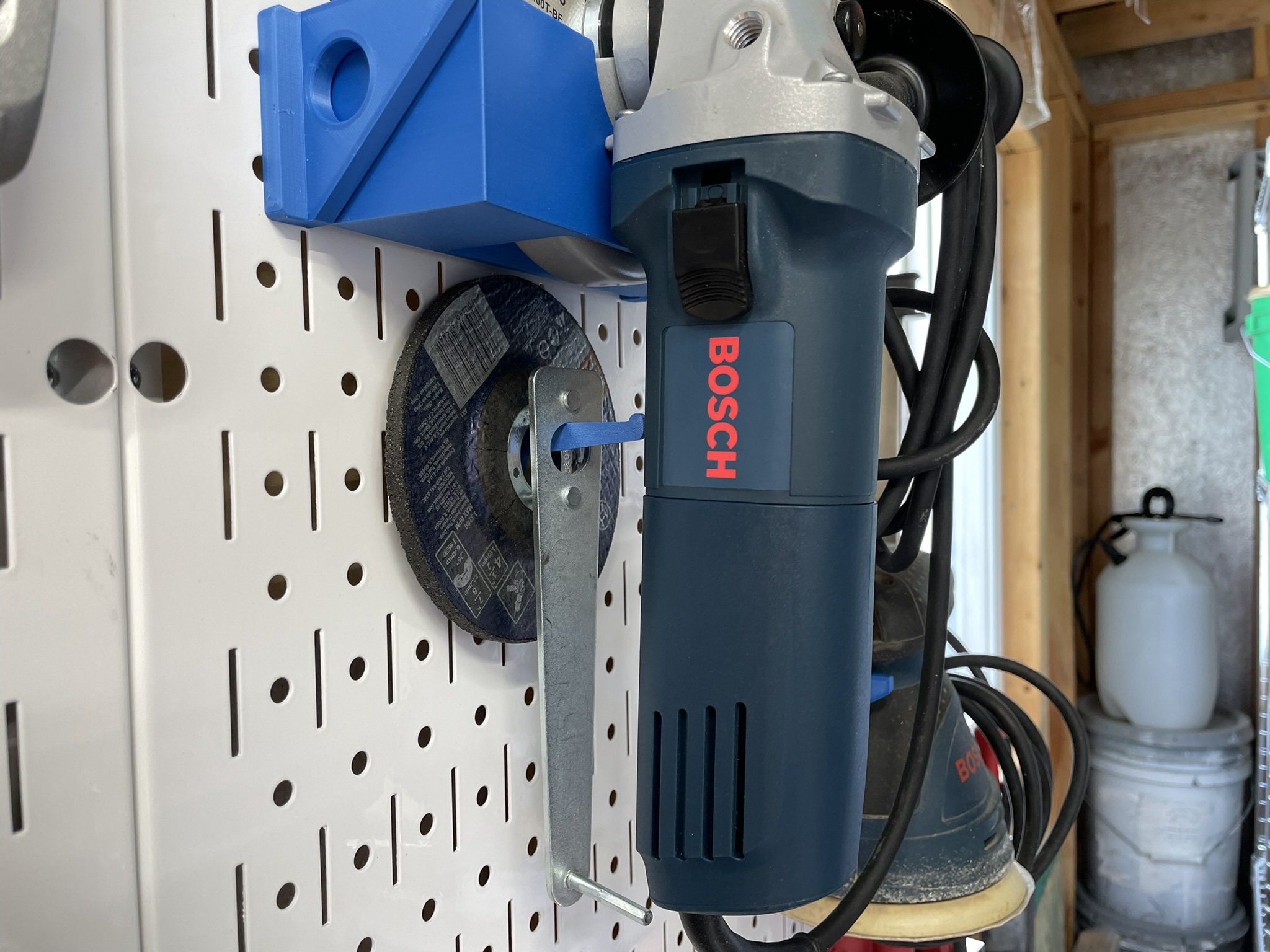 Angle Grinder Mount for Wall Control by Aaron | Download free STL model ...