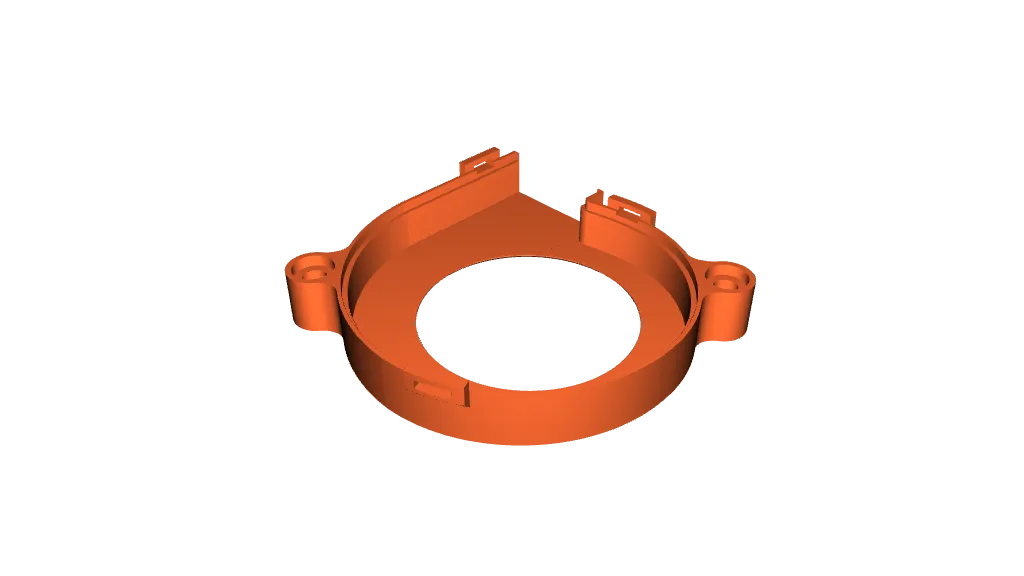 Prusa mk3s fan cover replacement by DT07 | Download free STL model ...