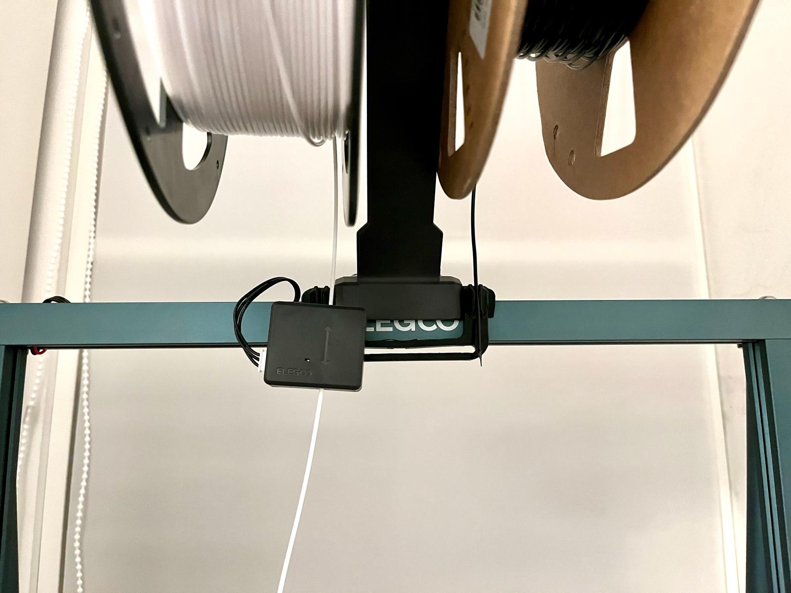 (double) front spool conversion by central or slidable filament sensor ...