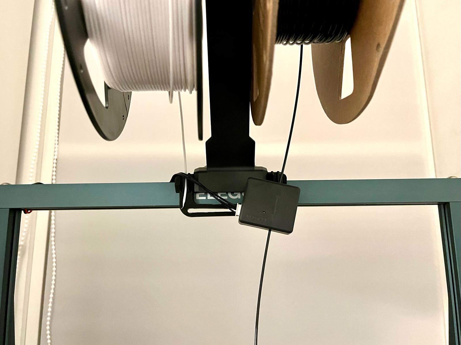 (double) front spool conversion by central or slidable filament sensor ...