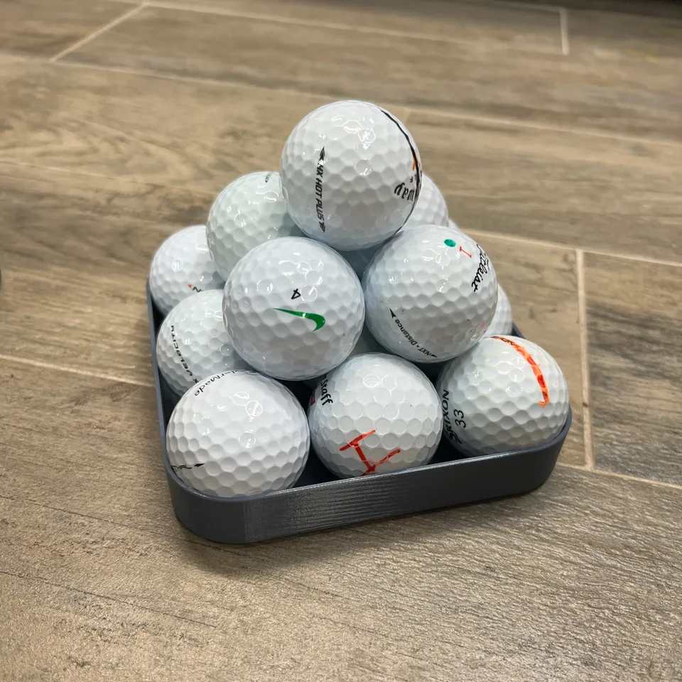 Golf Ball Display Pyramids by Changerang | Download free STL model ...
