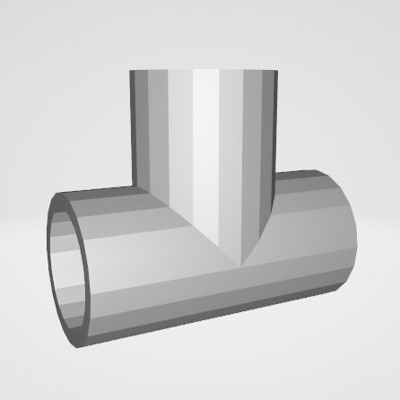 T-Tube pipe fittings by ShadowGuy 19 | Download free STL model ...