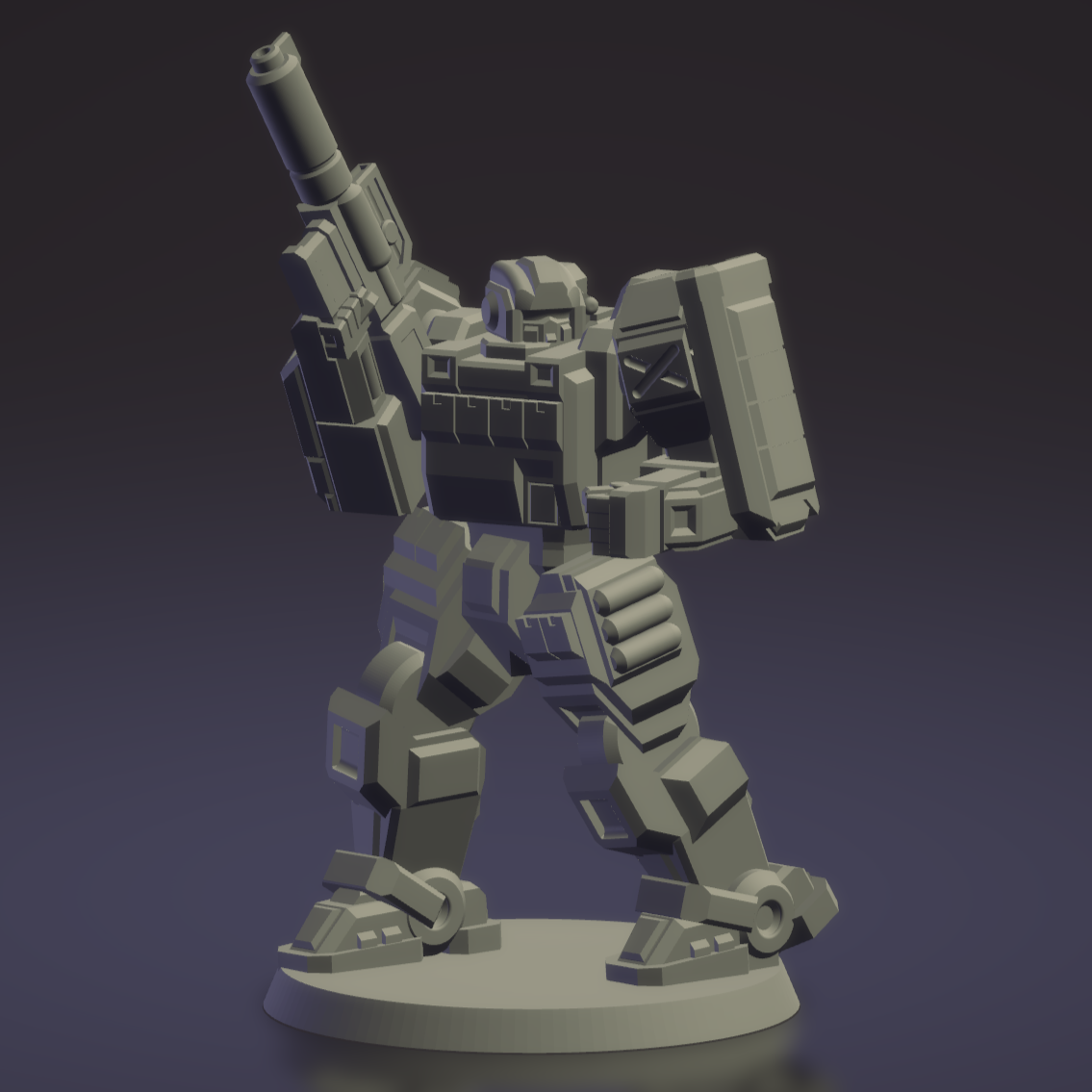 6mm Supportless Mech - Johnny by SkellifyMinis | Download free STL ...