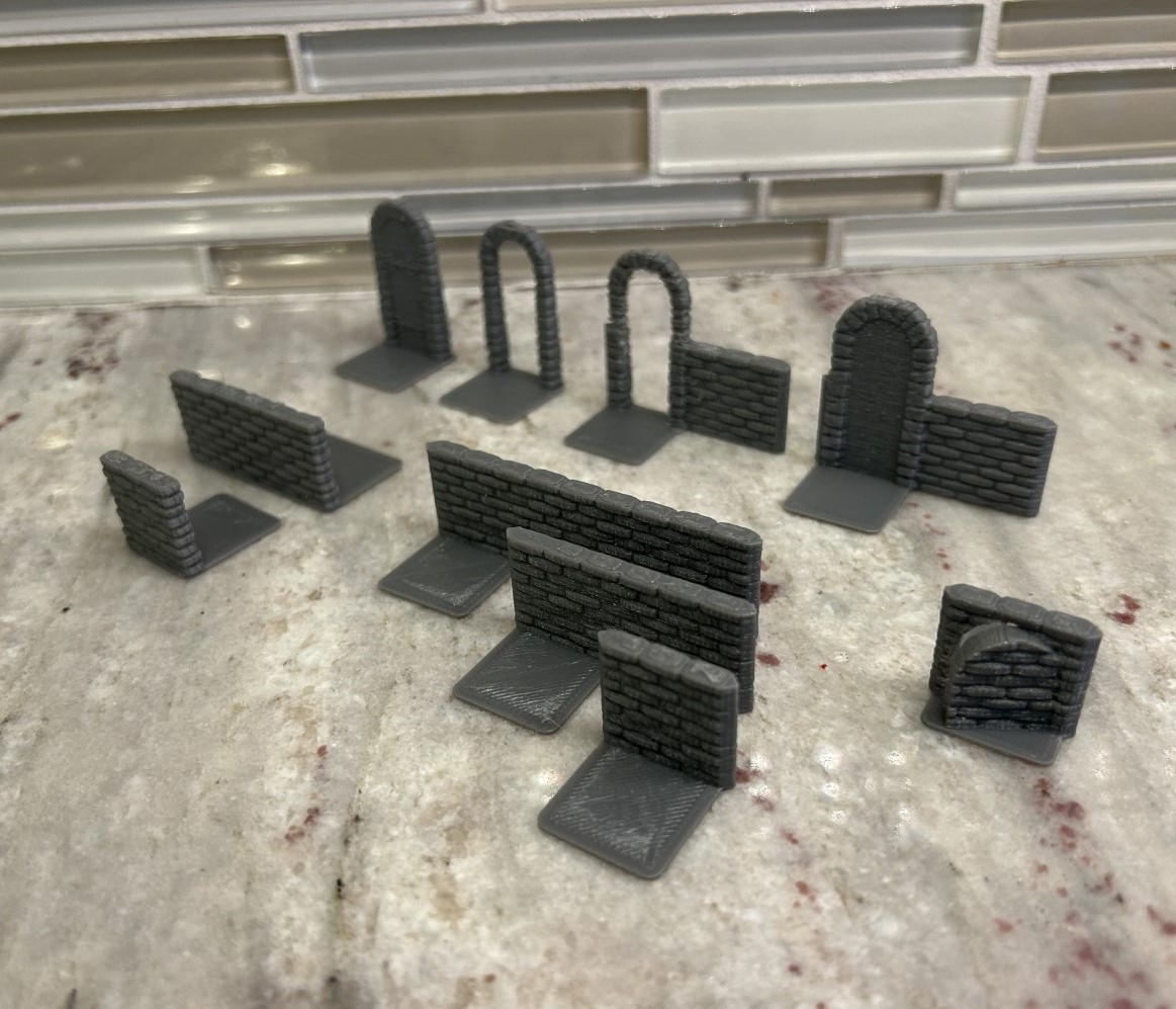 Lightweight HeroQuest Dungeon Walls and Doors by Corey | Download free ...