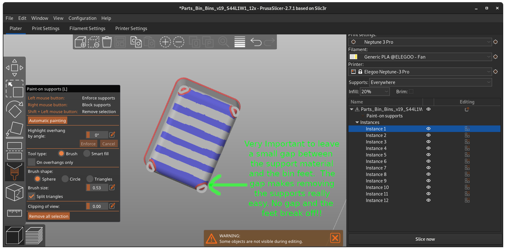 Parametric Parts Bins By Josiahluscher Download Free Stl Model 