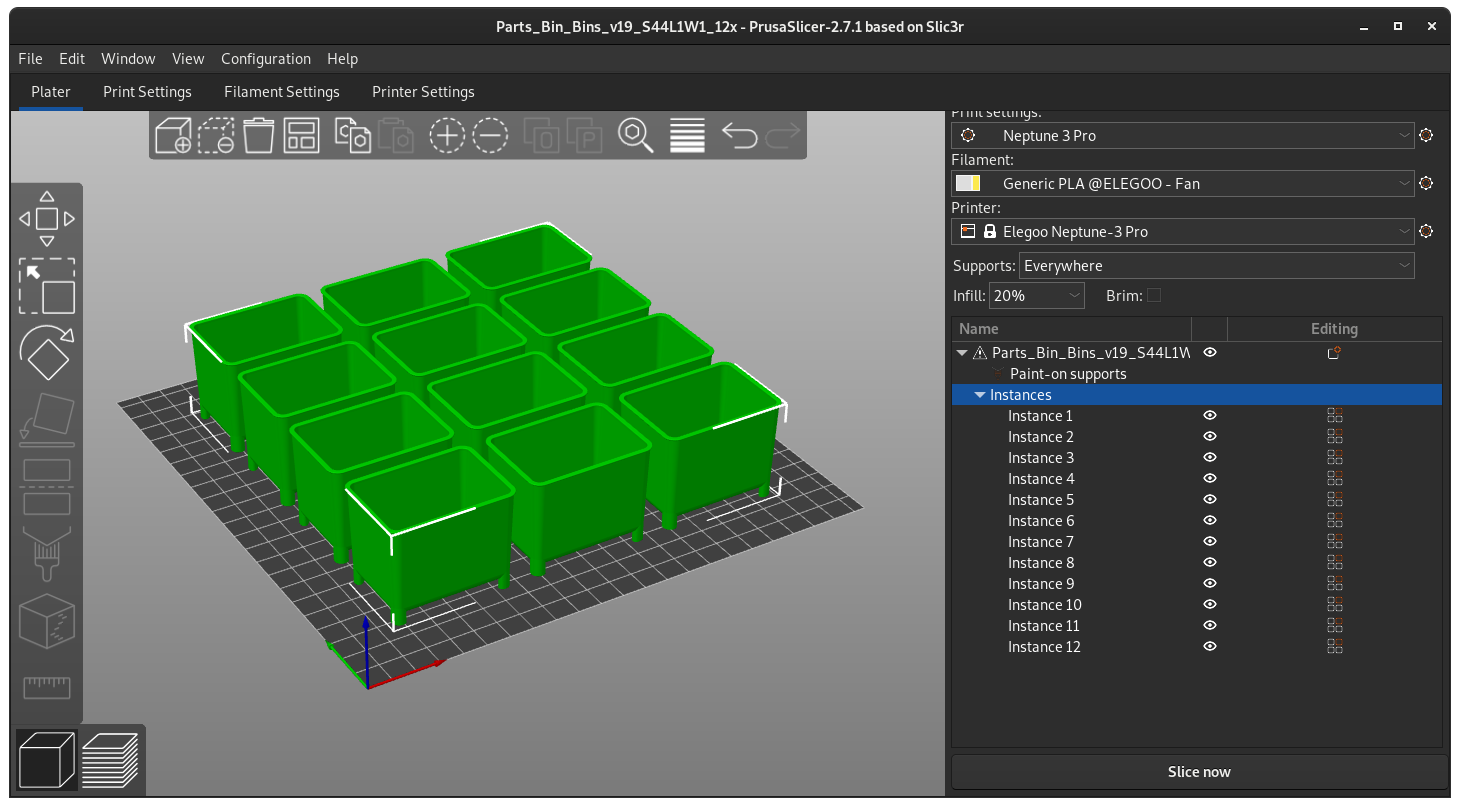 Parametric Parts Bins by JosiahLuscher | Download free STL model ...