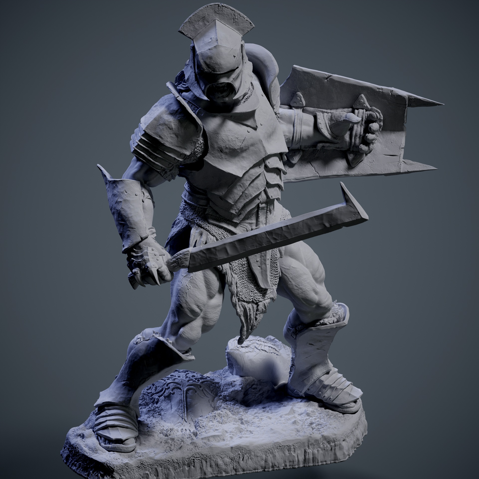Uruk Hai Figurine by 3DOven | Printables Store