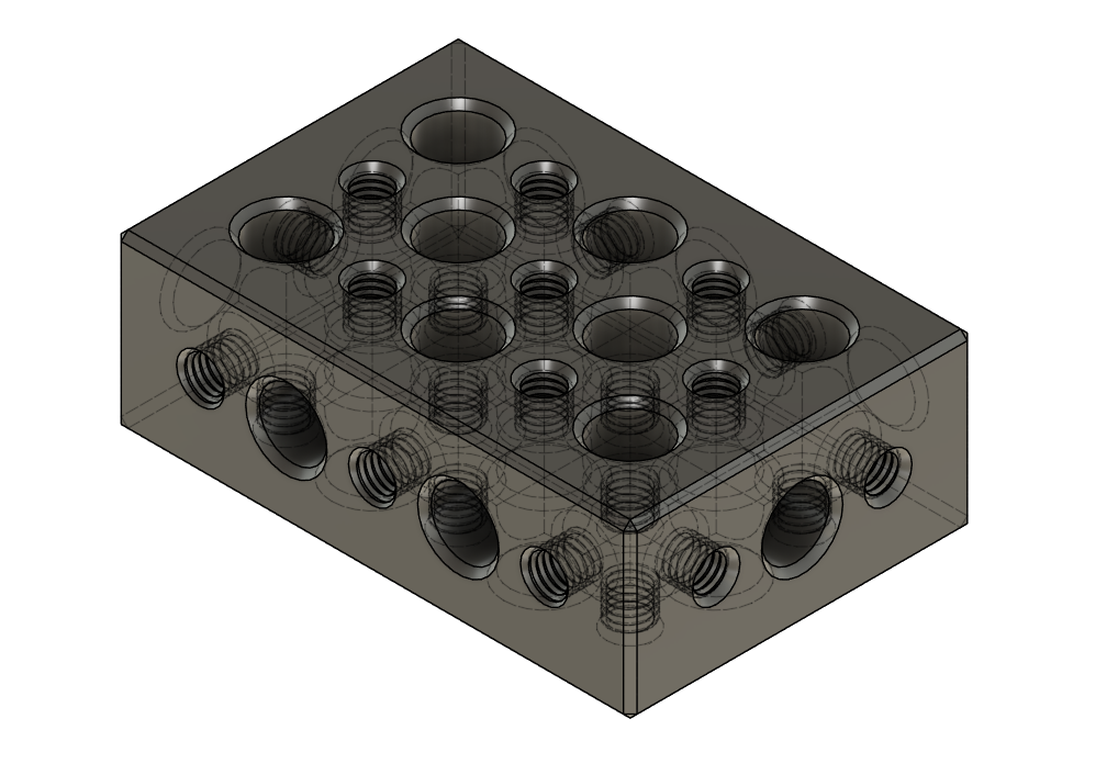 "Renzetti Style" Connectible 1-2-3 Blocks v2.0 \ Setup Blocks (1/4"-20 ...