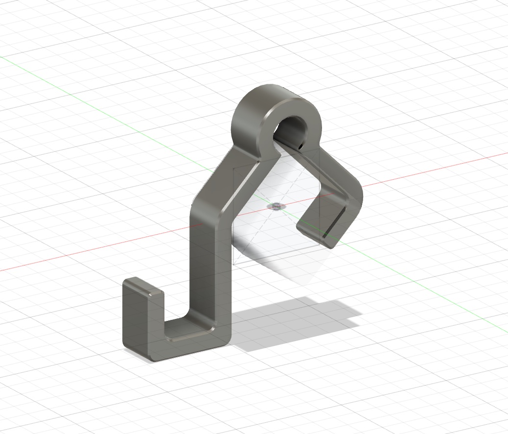 Square rod bathroom hook by Stas911 | Download free STL model ...
