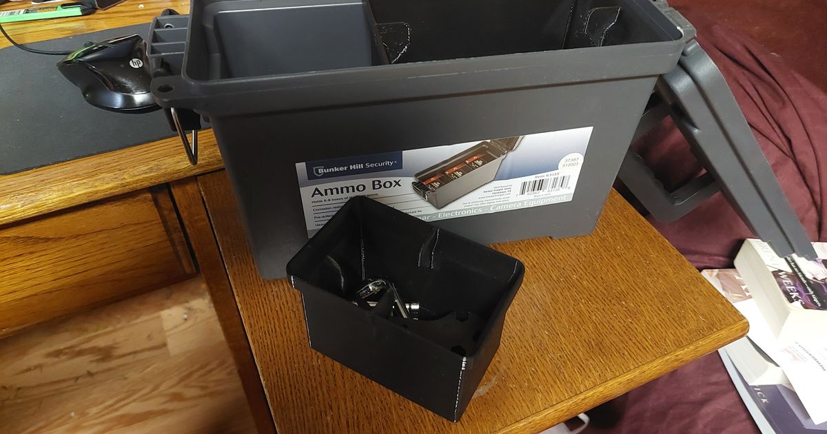 Drop-in Inserts for Ammo Can. by Glenn Brockett | Download free STL ...