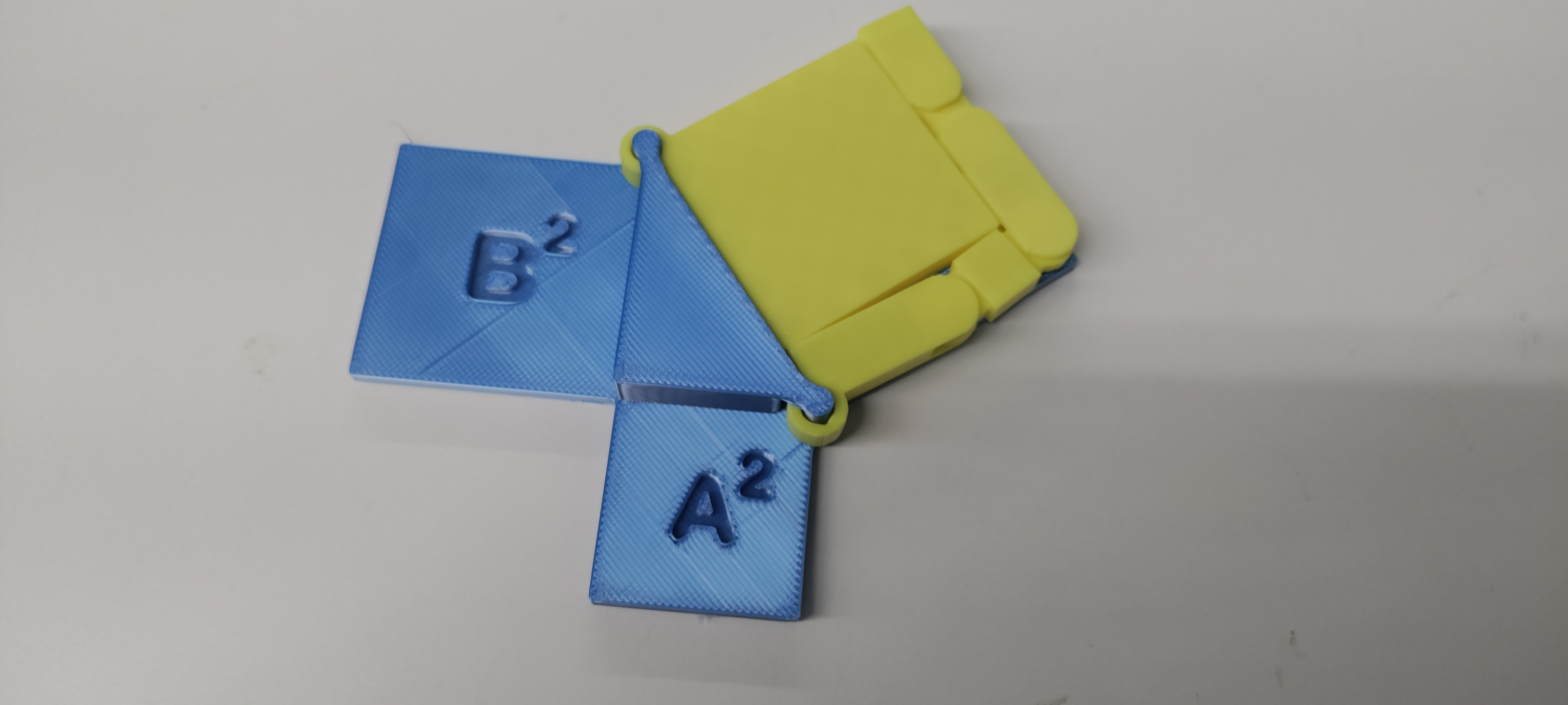 Pythagorean Proof with Labels by Curbbin | Download free STL model ...