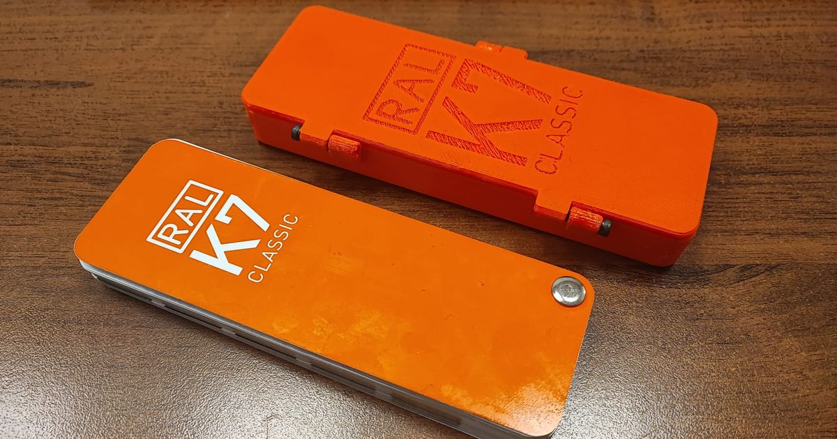 RAL K7 color chart box 150x50x17,5mm by Mateusz Markowski | Download ...