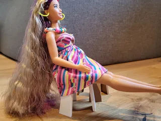 Tabouret Barbie / Barbie stool by Valiari | Download free STL model ...