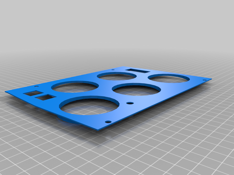 C3 Corvette Radio Console - Bezel by calebmarting | Download free STL ...