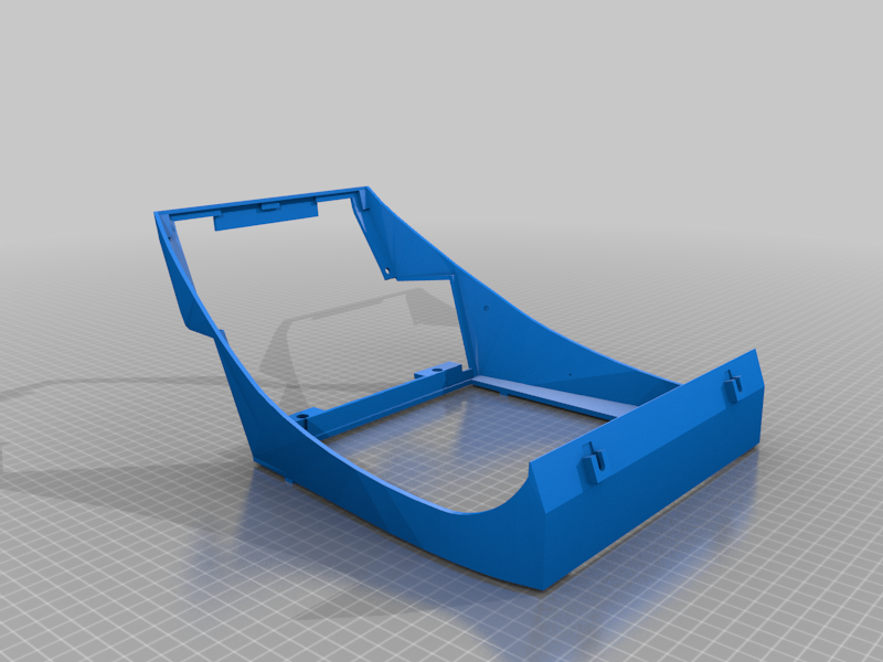 C3 Corvette Radio Console - Bezel by calebmarting | Download free STL ...